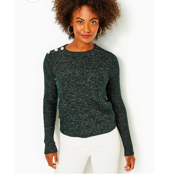 Lilly Pulitzer | Sweaters | Lilly Pulitzermorgen Sequin Sweater ...